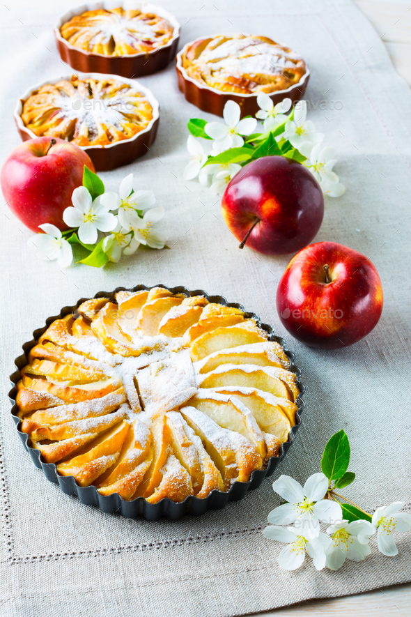 Homemade Apple pie vertical Stock Photo by TasiPas | PhotoDune