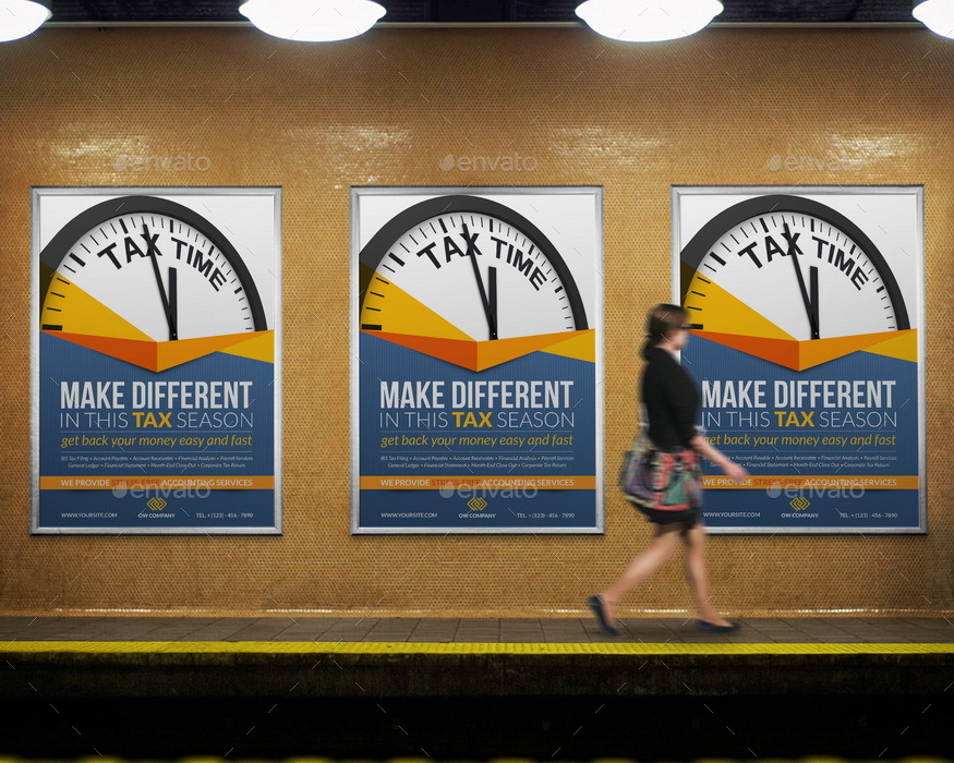 Tax and Accounting Poster Template, Print Templates | GraphicRiver