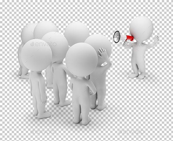 3D Small People - Talking with the Crowd by AnatolyM | GraphicRiver