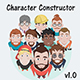 Characters Design Constructor Vector Pack, Vectors | GraphicRiver