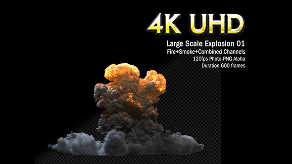Massive Nuclear Explosion Slow Motion, Stock Footage | VideoHive