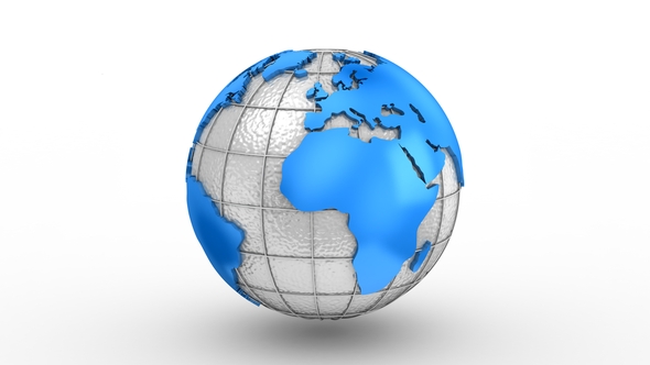 World Map Turns Into a Globe, Motion Graphics | VideoHive