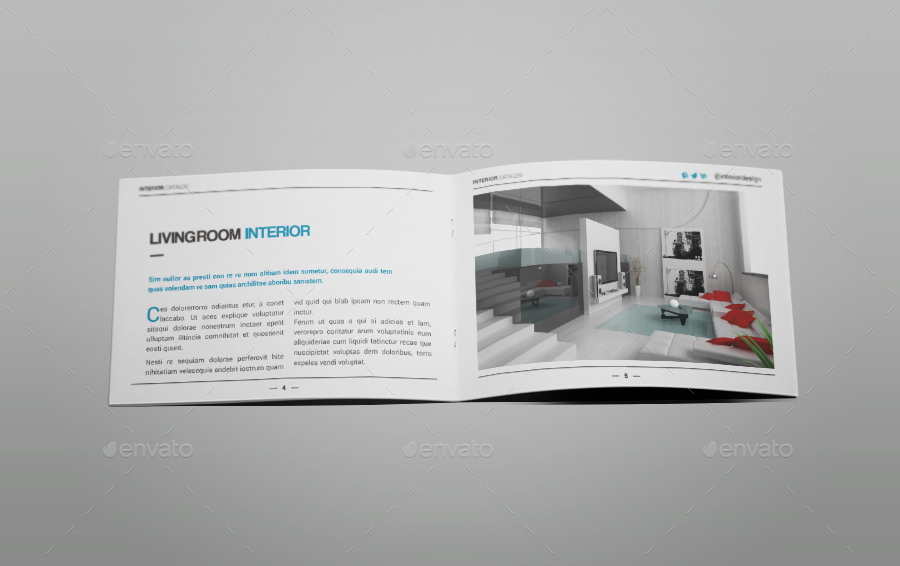 Interior Design Brochure, Print Templates | GraphicRiver