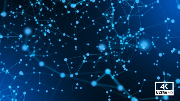 Blue Plexus Background Looped V6, Motion Graphics | VideoHive