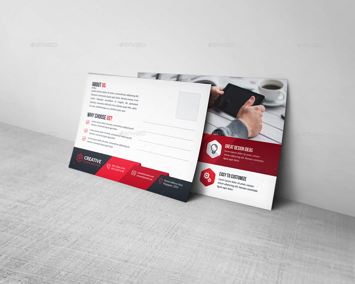 Post Card, Print Templates | GraphicRiver