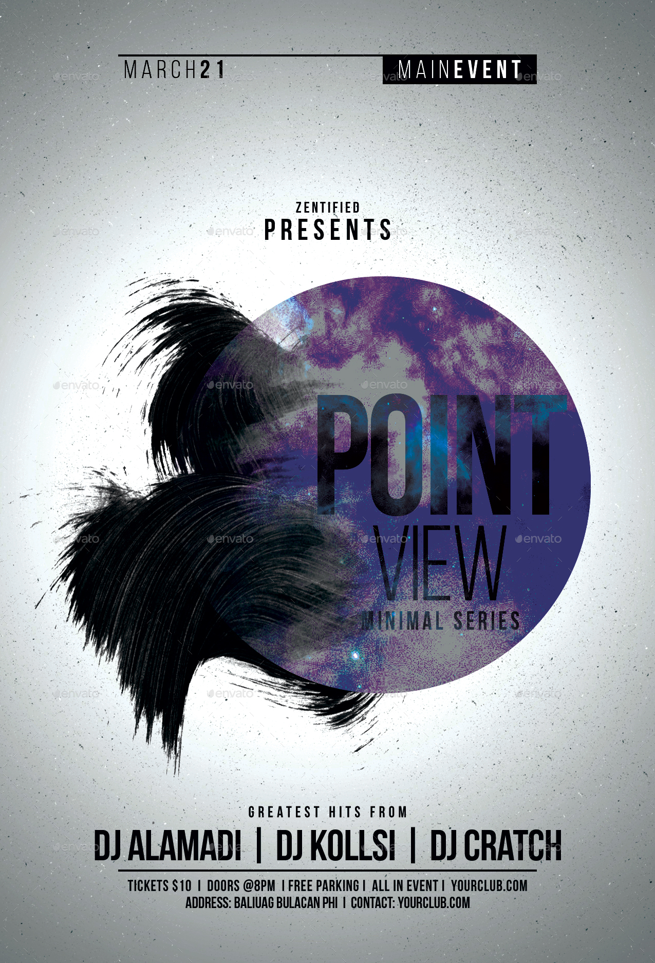 Point View Party Flyer, Print Templates | GraphicRiver