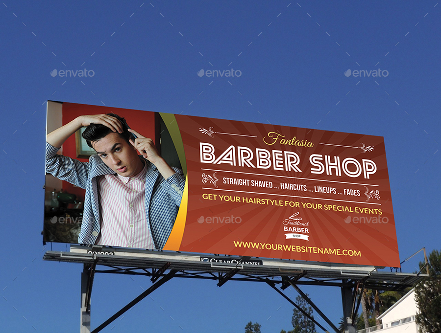 Barber Shop Advertising Bundle, Print Templates | GraphicRiver