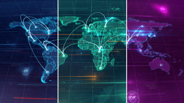 World Map, Motion Graphics | VideoHive