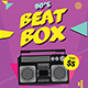 80s Beat Box Music Flyer, Print Templates | GraphicRiver