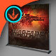 Warfare Gaming 8x8 Backdrop Template, Print Templates | GraphicRiver