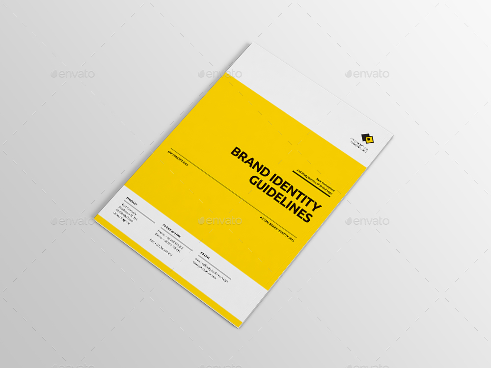 Brand Identity Guidelines Template, Print Templates | GraphicRiver