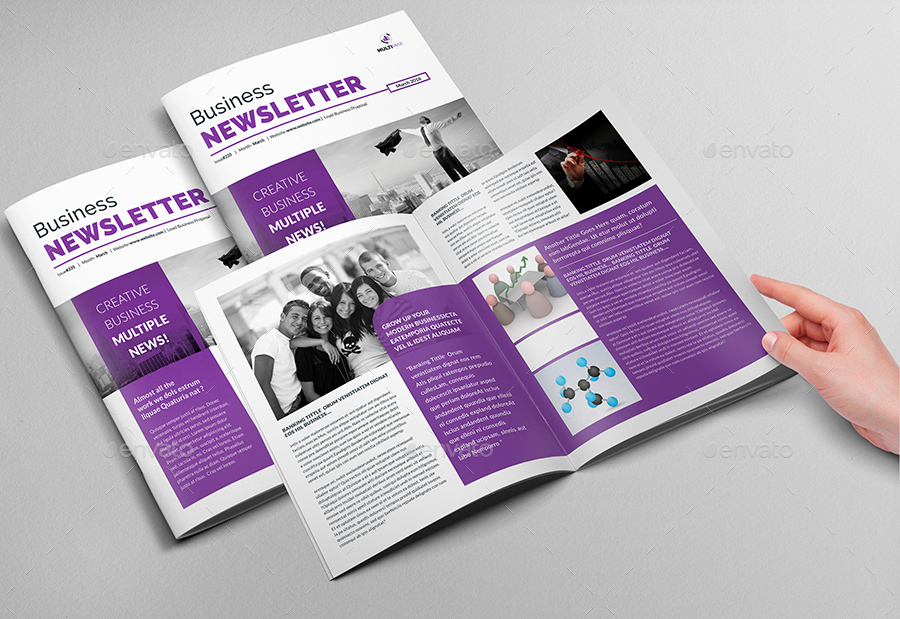 Newsletter For Corporate Business (8 Pages) by Al-Mamun | GraphicRiver