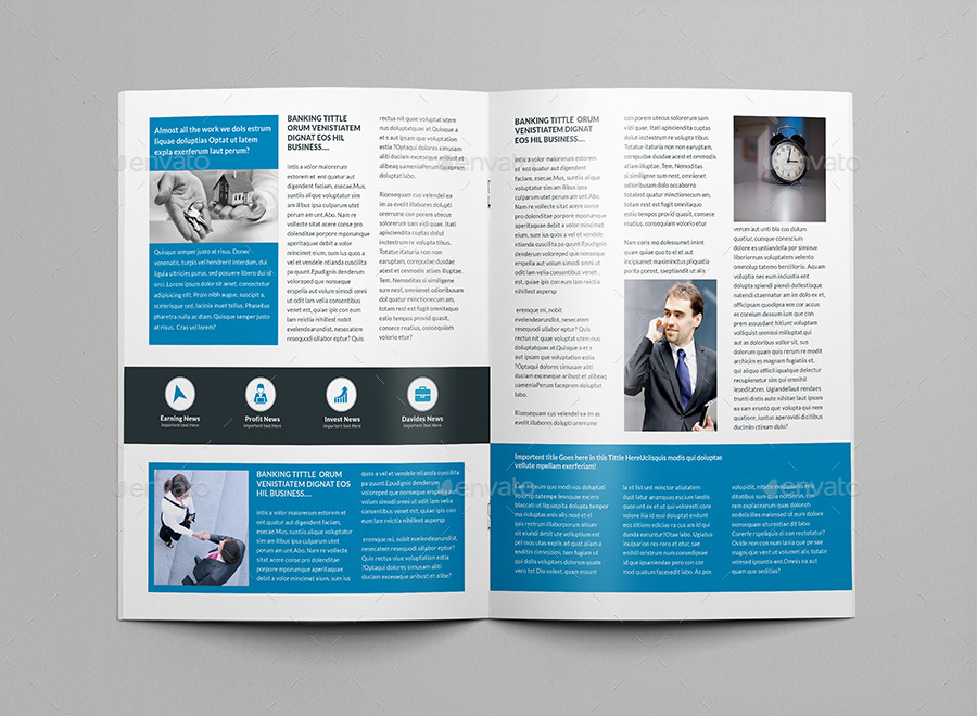 Newsletter For Corporate Business (8 Pages) by Al-Mamun | GraphicRiver