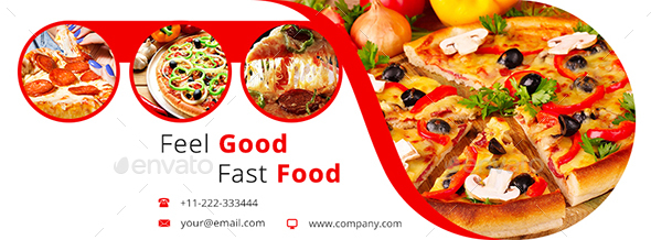 Food & Restaurant Facebook Cover, Web Elements | GraphicRiver