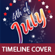 4th July Timeline Cover, Web Elements | GraphicRiver