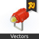 Isometric Beacon a Safety Equipment, Vectors | GraphicRiver