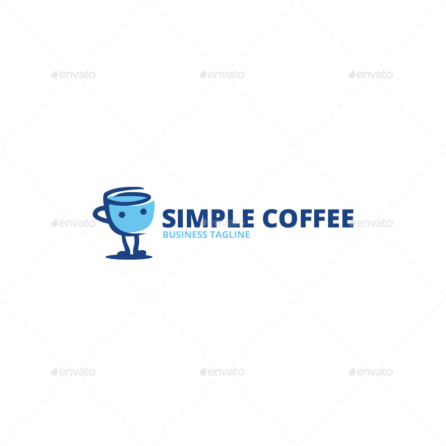 Simple Coffee Logo, Logo Templates | GraphicRiver