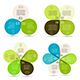 Circle Eco Infographics Set. Template For Cycle, Infographics ...
