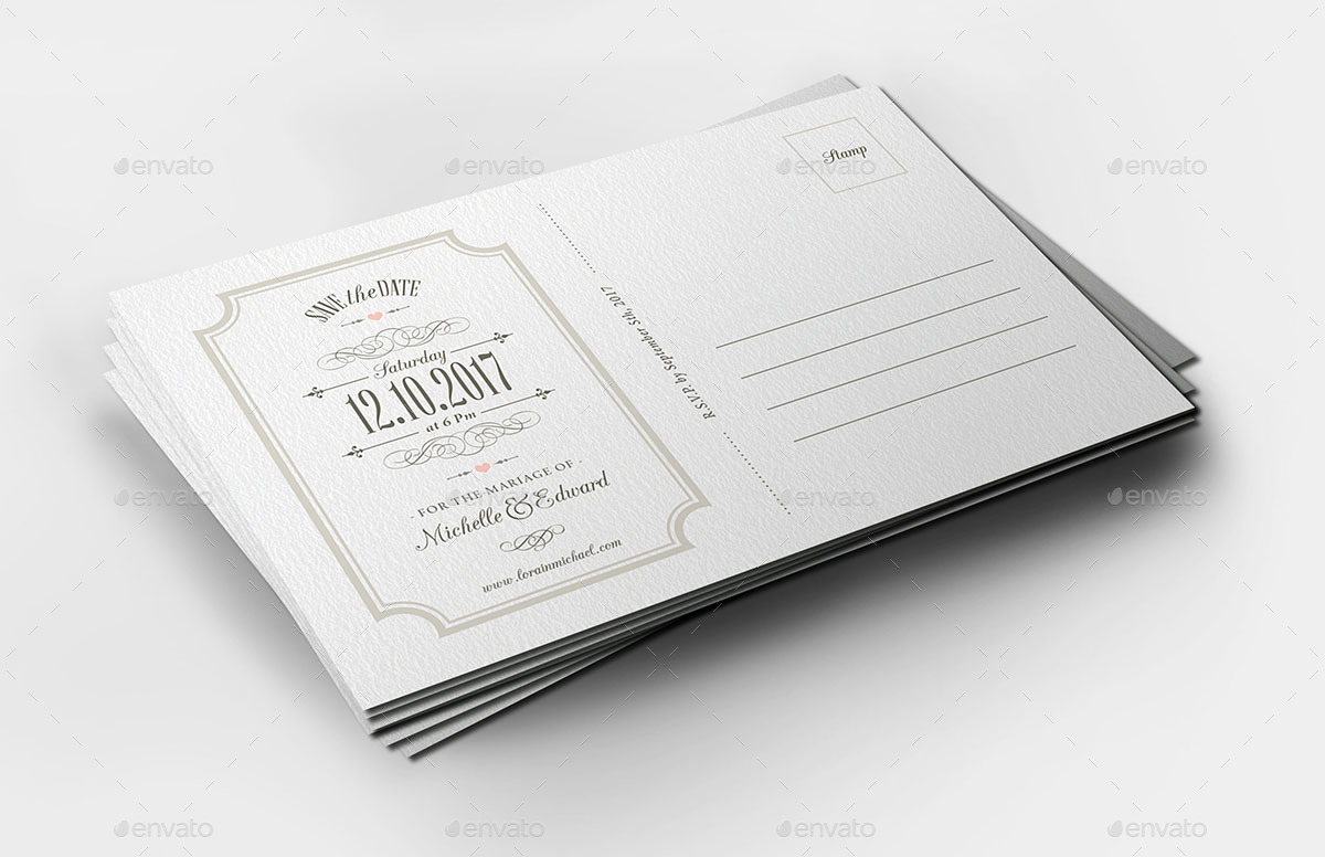 Elegant Wedding Invitation Package, Print Templates | GraphicRiver