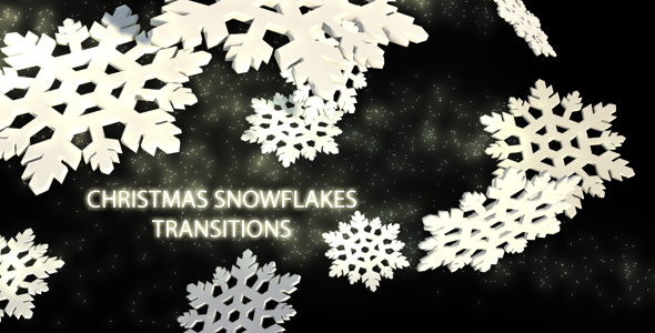 Christmas Snowflakes Transitions, Motion Graphics | VideoHive