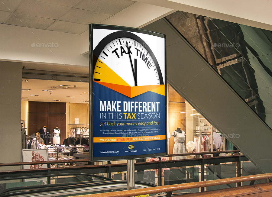 Tax and Accounting Advertising Bundle, Print Templates | GraphicRiver