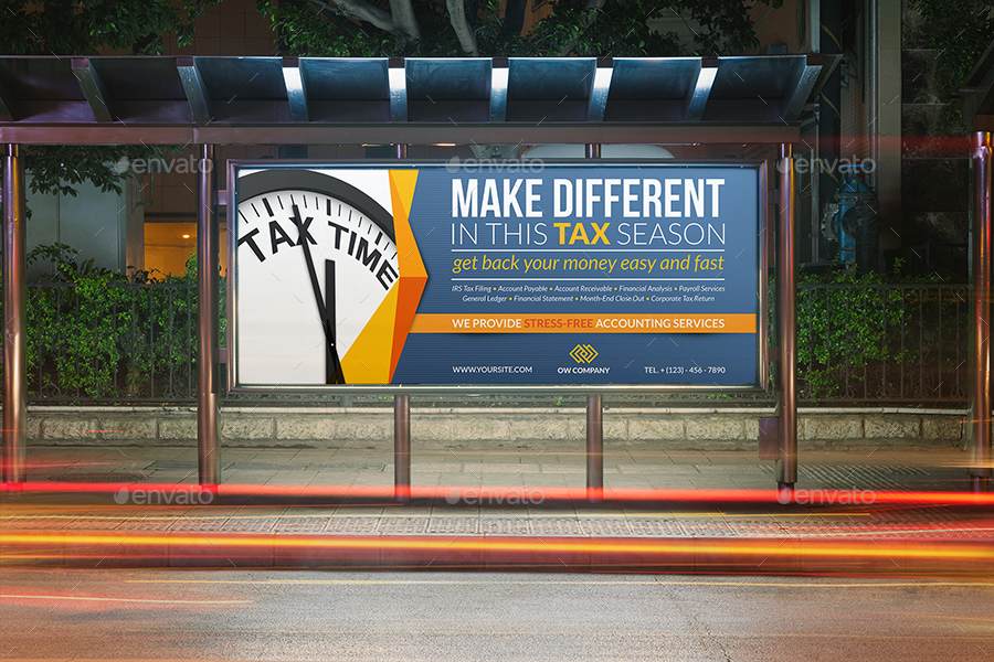 Tax and Accounting Advertising Bundle, Print Templates | GraphicRiver