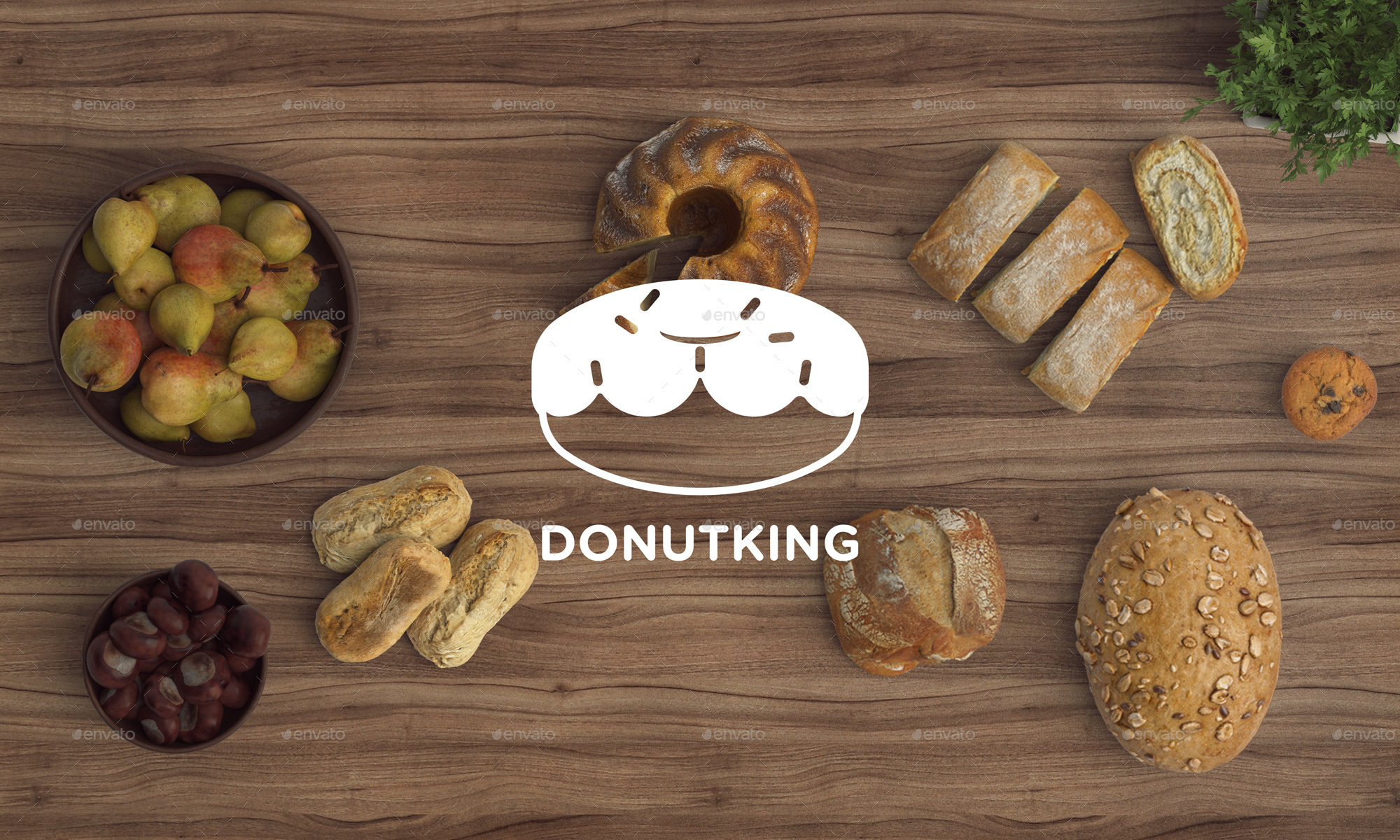Donut King Logo, Logo Templates | GraphicRiver