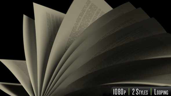 Turning Over Pages in a Book, Motion Graphics | VideoHive