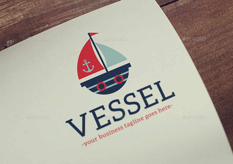 Vessel Logo Template, Logo Templates | GraphicRiver