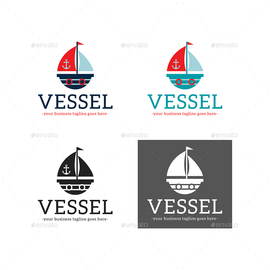 Vessel Logo Template, Logo Templates | GraphicRiver