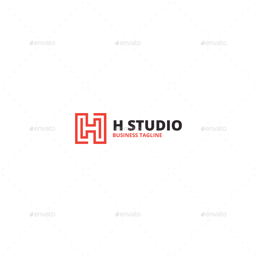 H Studio Logo, Logo Templates | GraphicRiver