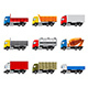 Trucks Icons Set, Vectors | GraphicRiver