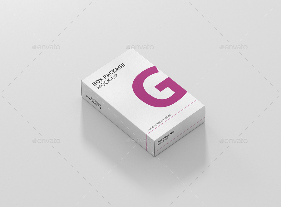 Package Box Mock-Up - Flat Rectangle, Graphics | GraphicRiver
