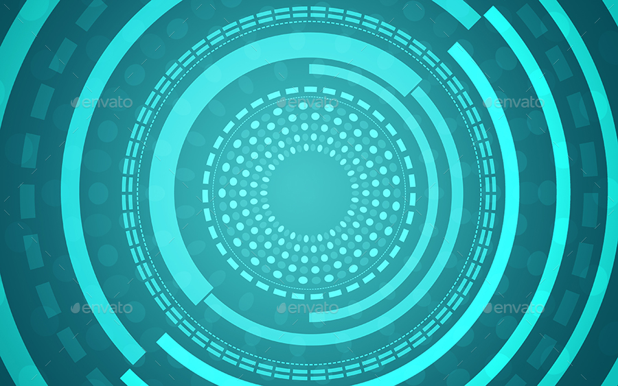 Tech Circle Backgrounds, Graphics | GraphicRiver