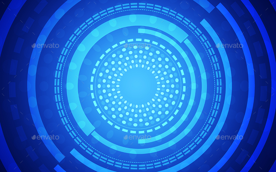 Tech Circle Backgrounds, Graphics | GraphicRiver