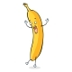 Cartoon Character - Scared Banana, Vectors | GraphicRiver
