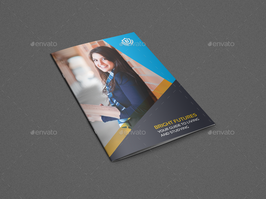 University - College Brochure Template - 16 Pages, Print Templates