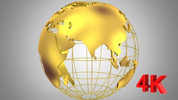 Rotating of Earth, Motion Graphics | VideoHive