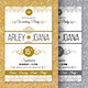 Gold & Silver Invitation, Print Templates | GraphicRiver