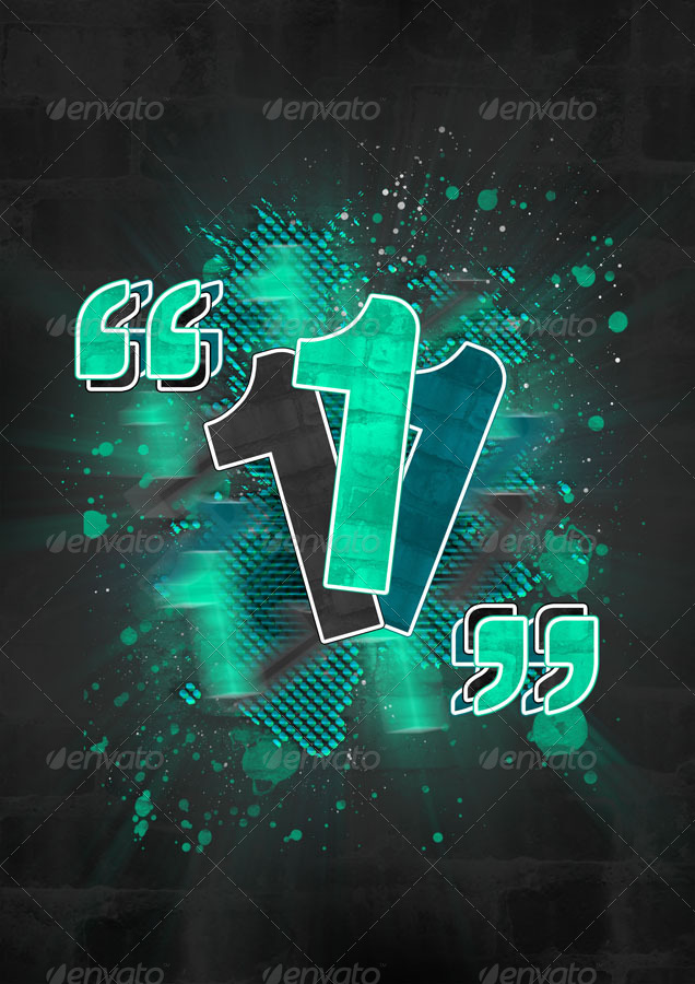 Change Number or Text in 3 Step, Graphics | GraphicRiver