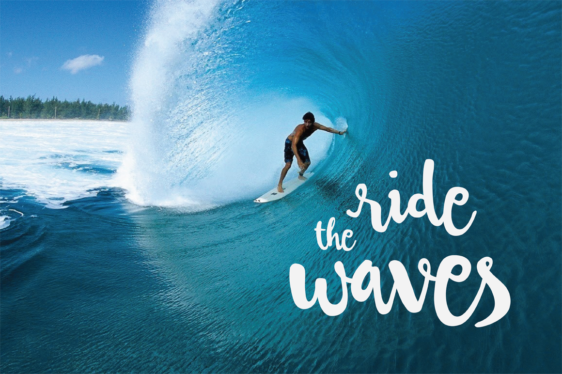 Oceanwaves Typeface, Fonts | GraphicRiver