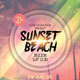 Sunset Beach Party Flyer, Print Templates | GraphicRiver