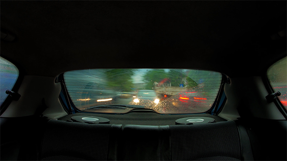 Car Speeding Up in the City Loop 1, Stock Footage | VideoHive