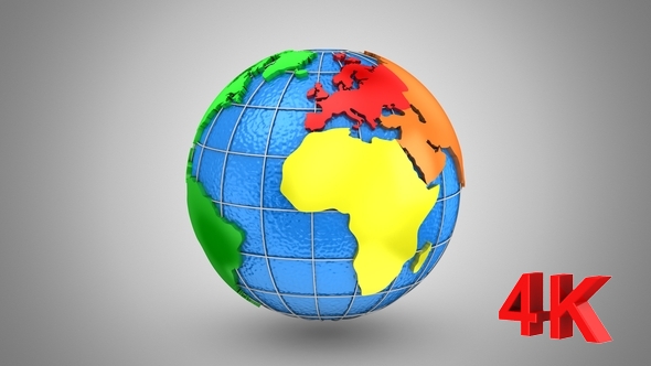 World Map Turns Into a Globe, Motion Graphics | VideoHive