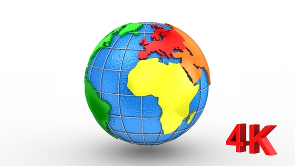 World Map Turns Into a Globe, Motion Graphics | VideoHive