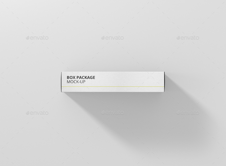 Package Box Mock-Up - Wide / Flat Rectangle, Graphics | GraphicRiver