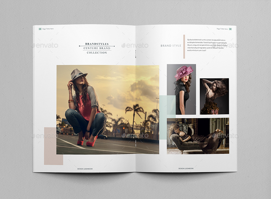 Lookbook + Fashion Magazine, Print Templates | GraphicRiver