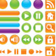 Audio And Video Buttons, Vectors | GraphicRiver