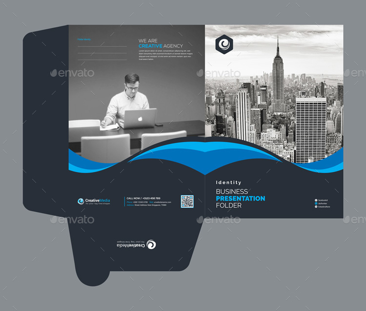 Folder Bundle 2 in 1, Print Templates | GraphicRiver