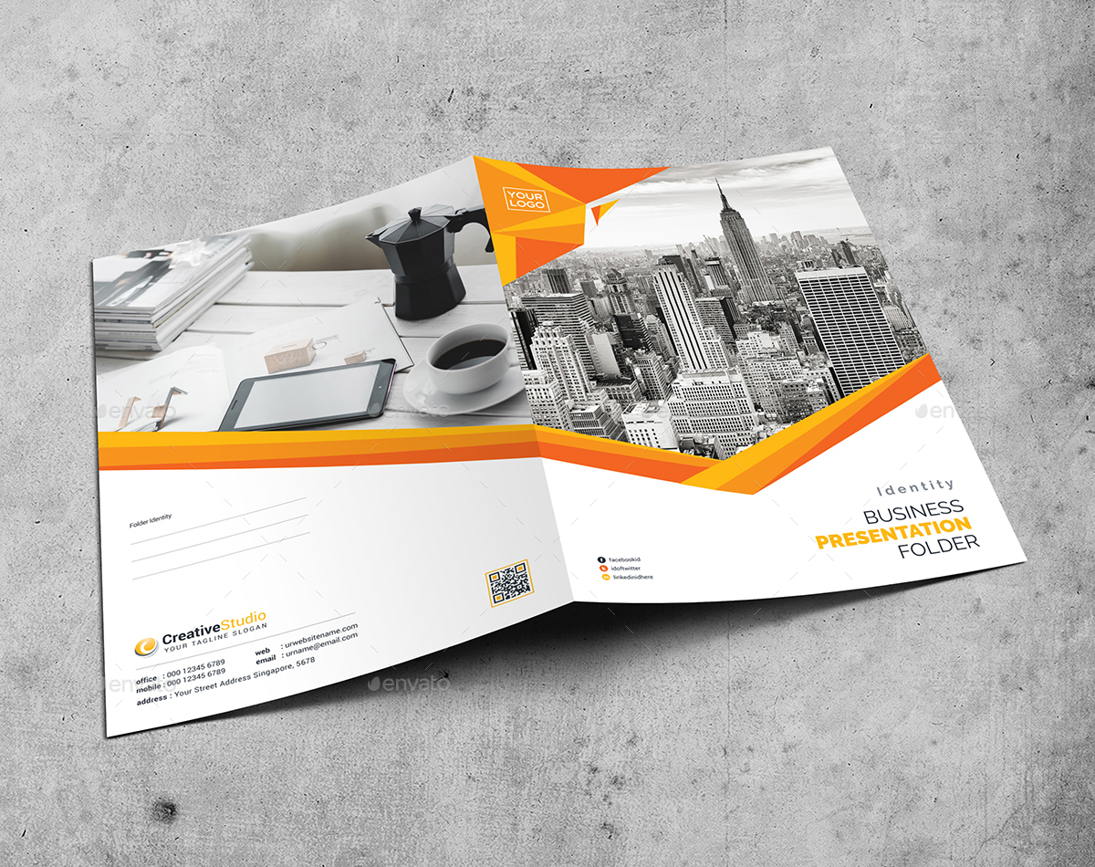 Folder Bundle 2 in 1, Print Templates | GraphicRiver